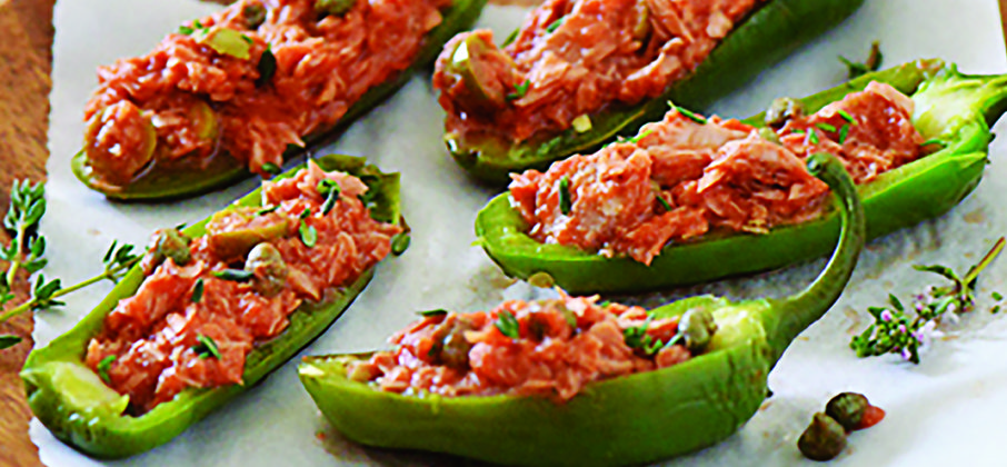 Jalapeños rellenos de atún - Artículos